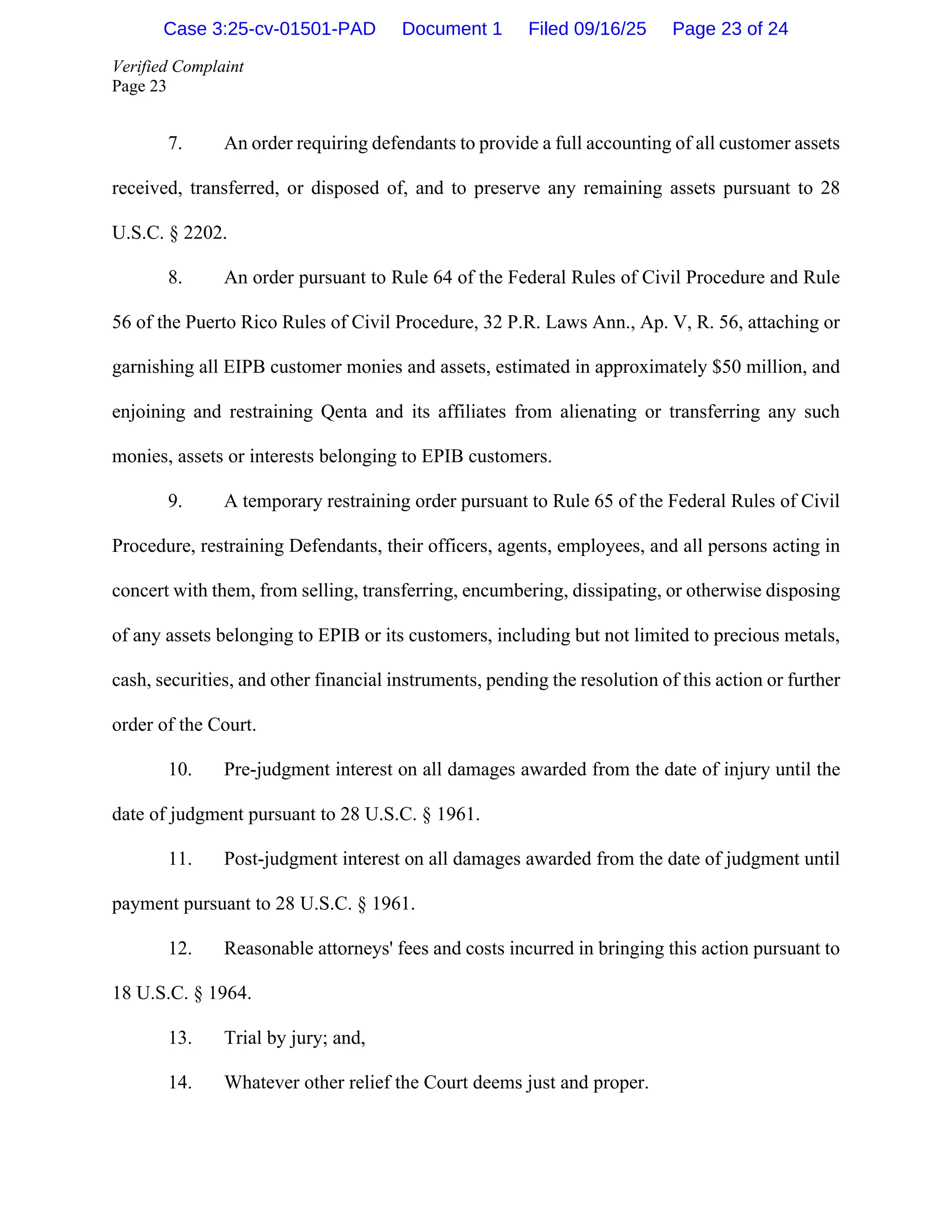 filings_Lugo-Mender_v_Qenta_Inc_et_al_Lugo-Mender_v_Qenta_Inc_et_al ...