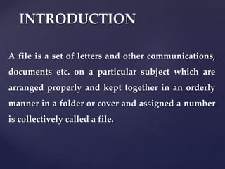 Filing system | PPTX