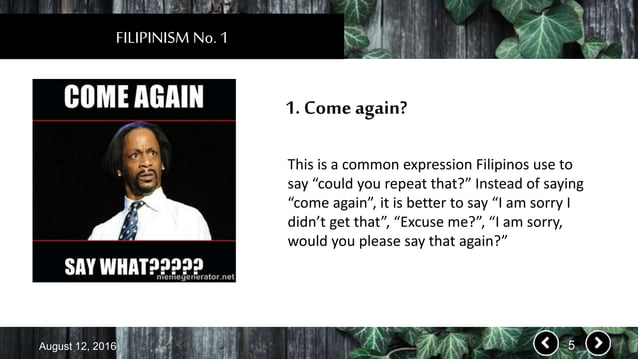 Filipinism | PPTX | Education