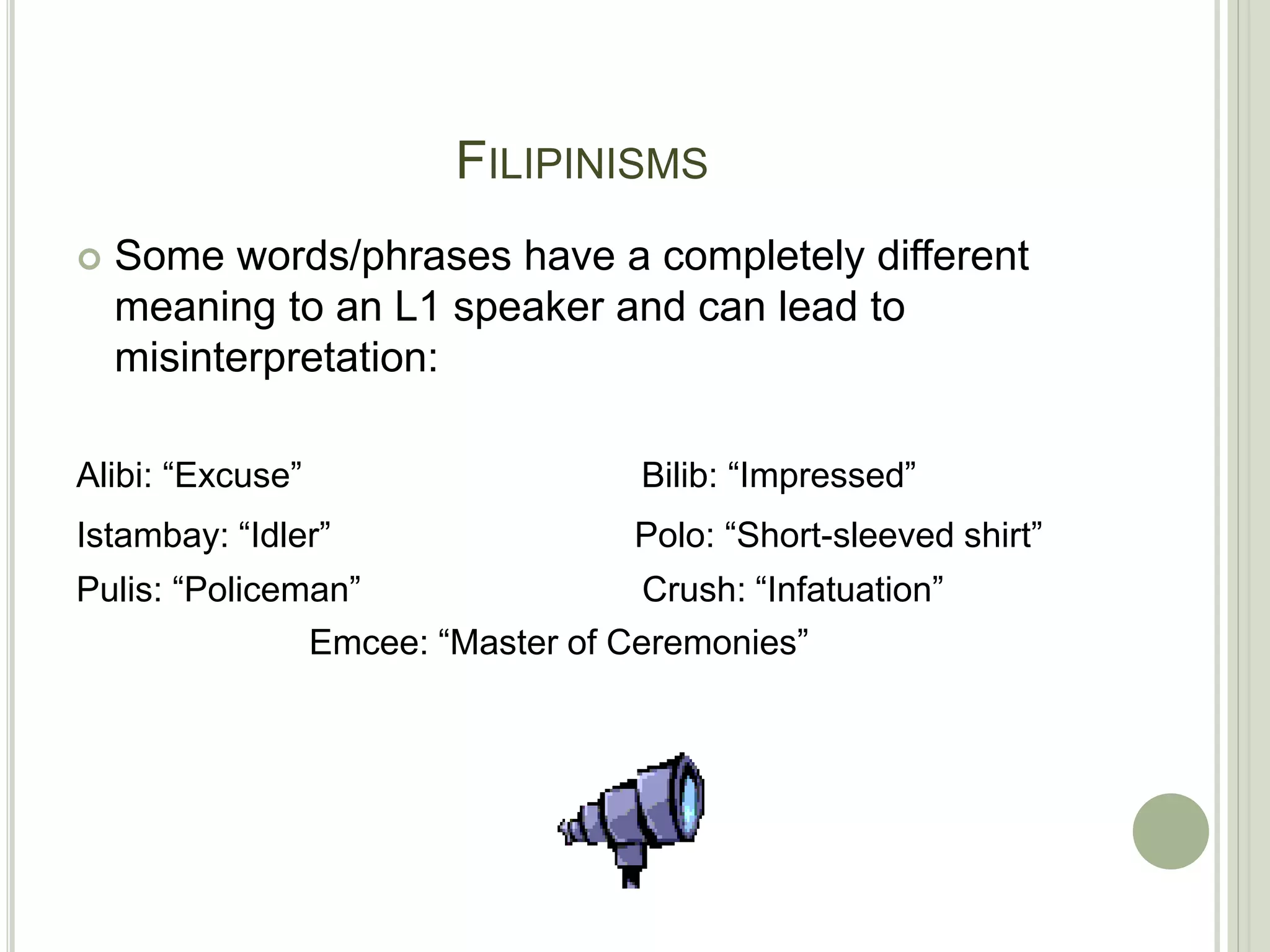 Filipinisms | PPTX