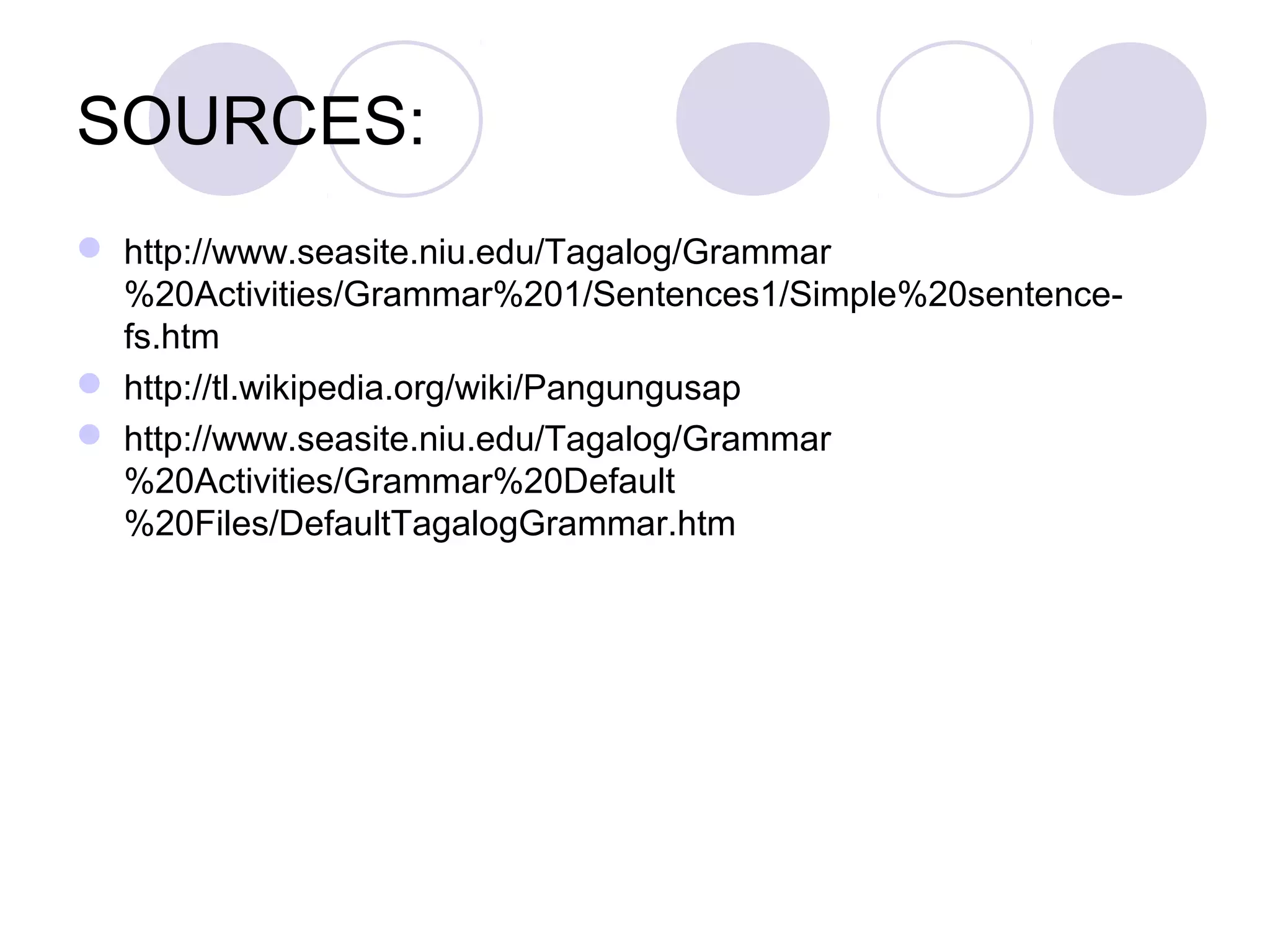 Filipino 1-ang-pangungusap (2) | PPT