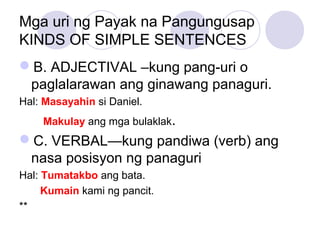 Filipino 1-ang-pangungusap (2) | PPT