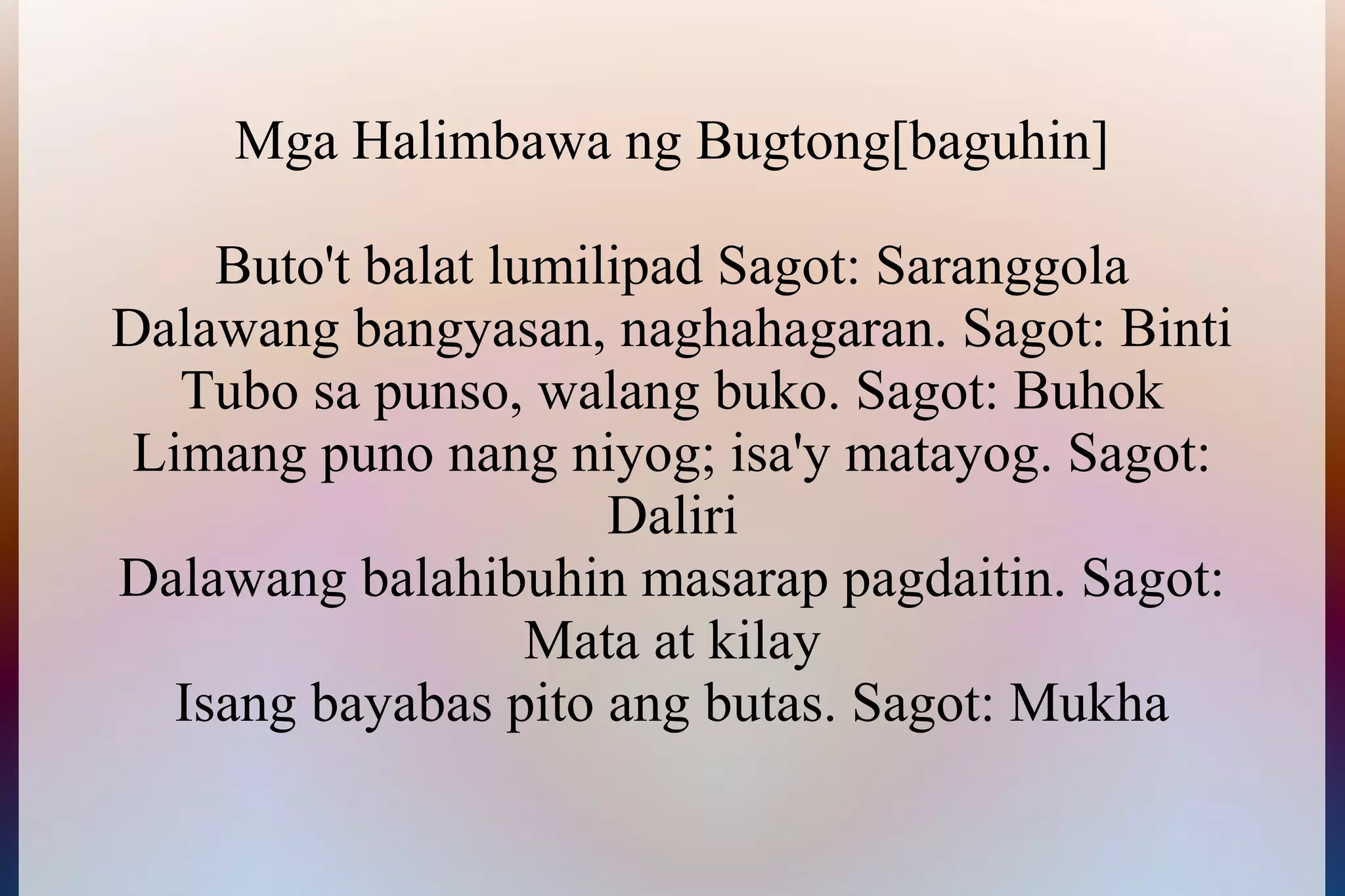 Panitikan ng Pilipinas | ODP