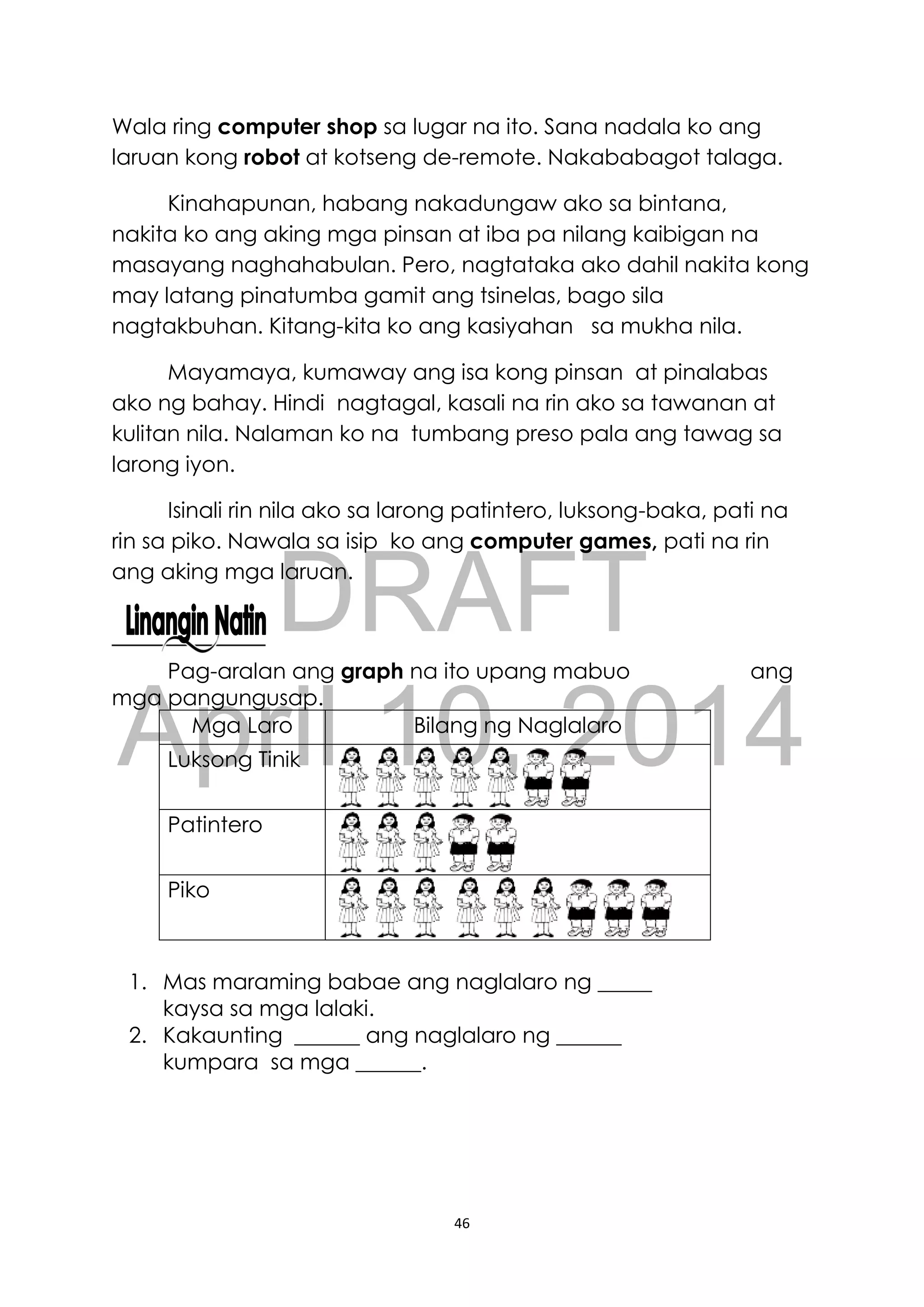 K TO 12 GRADE 3 LEARNER’S MATERIAL IN FILIPINO | PDF