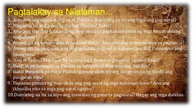 El Filibusterismo Kabanata 12: Si Placido Penitente El Filibusterismo Kabanata 12: Si Placido Penitente
