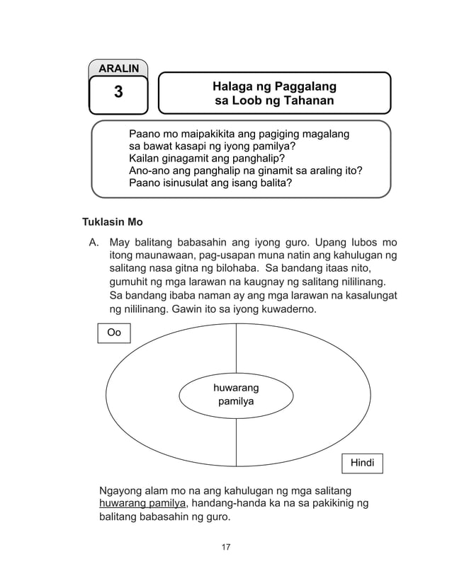 K TO 12 GRADE 4 LEARNER’S MATERIAL IN FILIPINO (Q1-Q4) | PDF