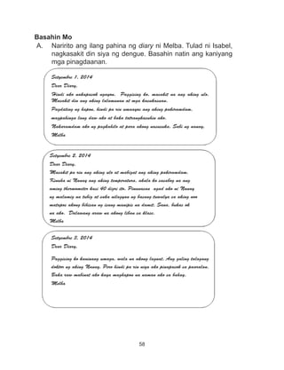 K TO 12 GRADE 4 LEARNER’S MATERIAL IN FILIPINO (Q1-Q4) | PDF