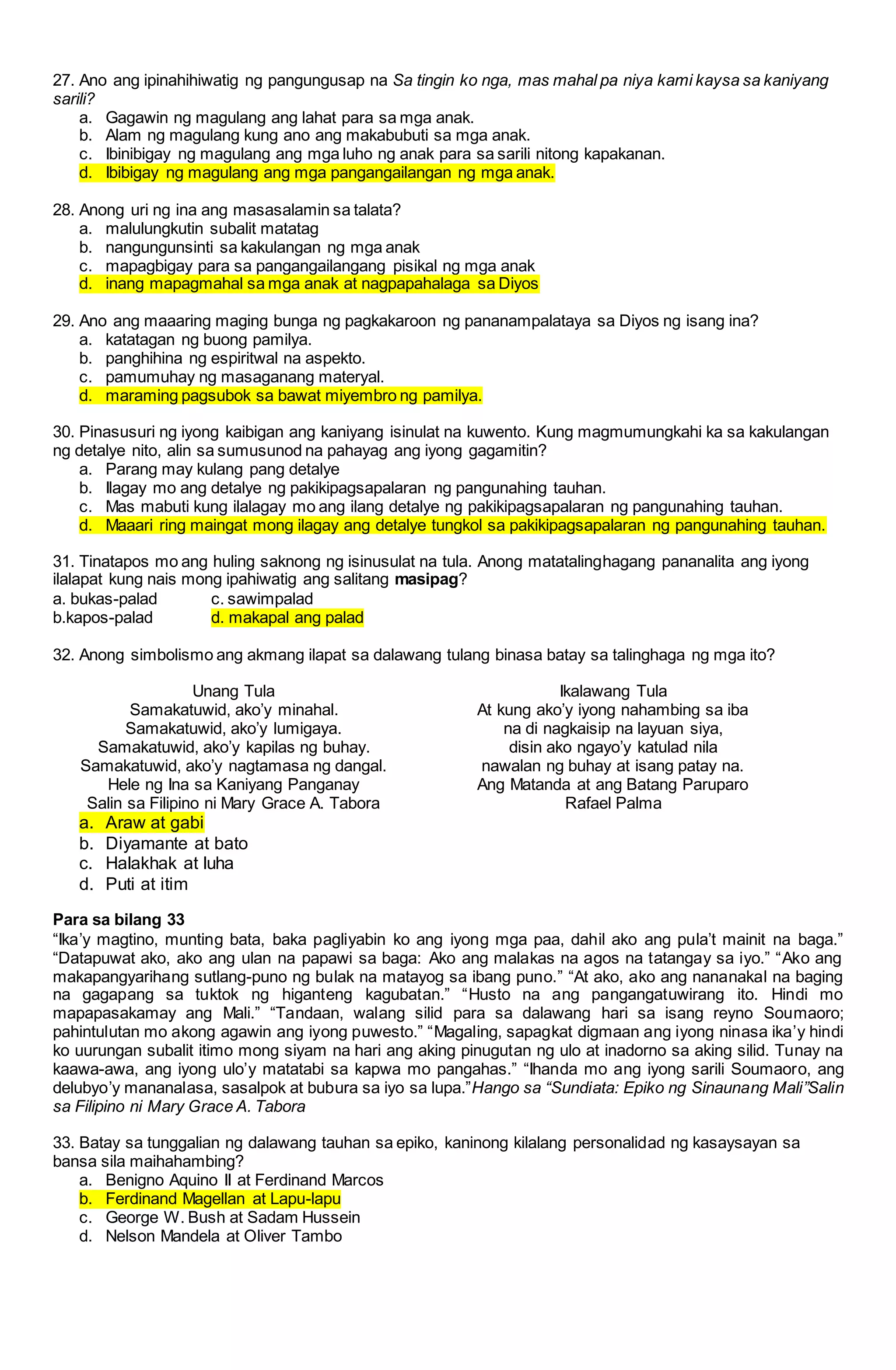 Filipino | DOCX
