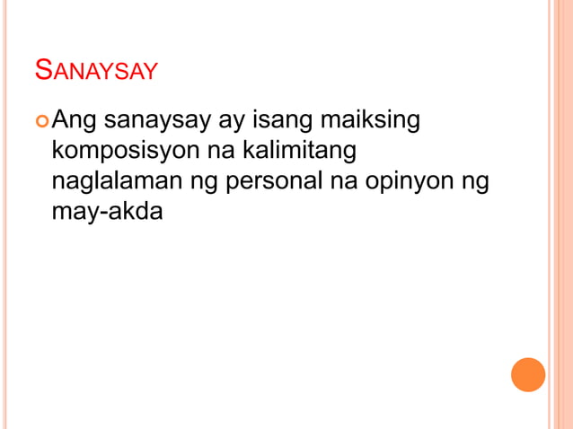 Komposisyong Personal - Filipino | PPTX