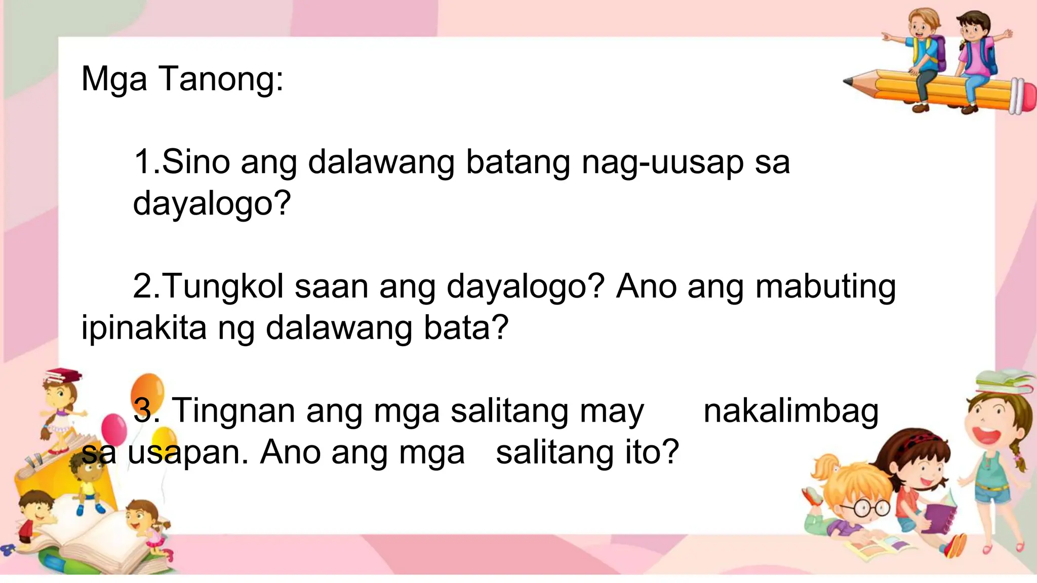 FILIPINO Grade 3 power point presentation | PPTX