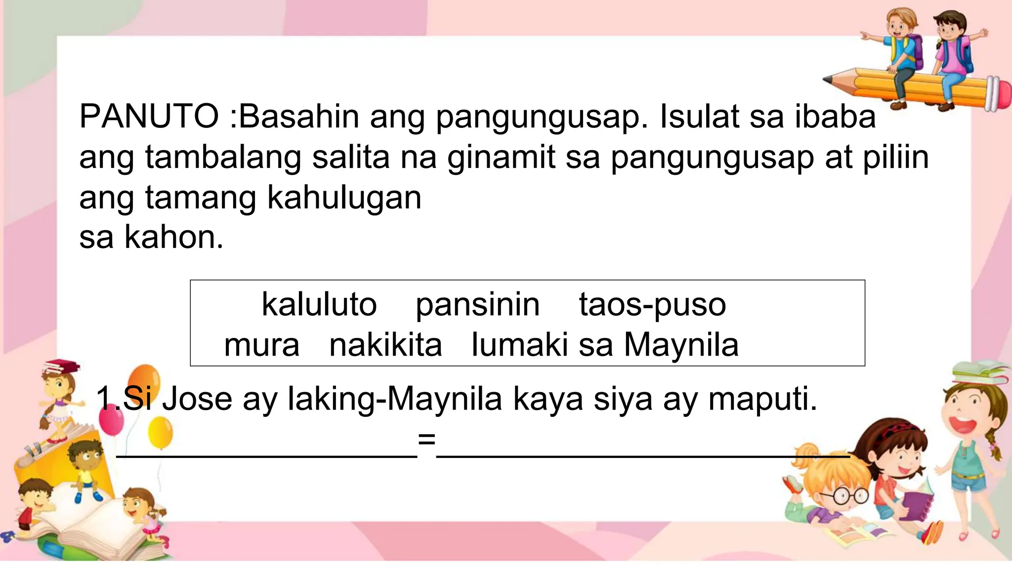 FILIPINO Grade 3 power point presentation | PPTX