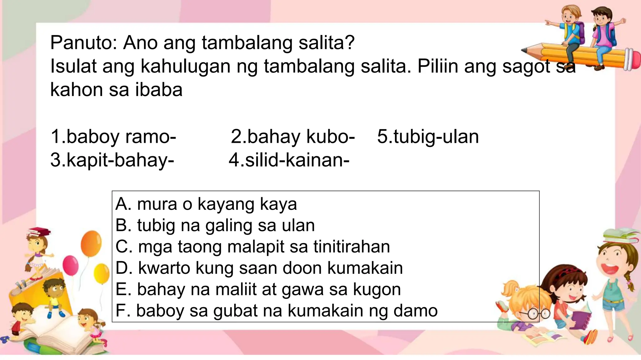 FILIPINO Grade 3 power point presentation | PPTX