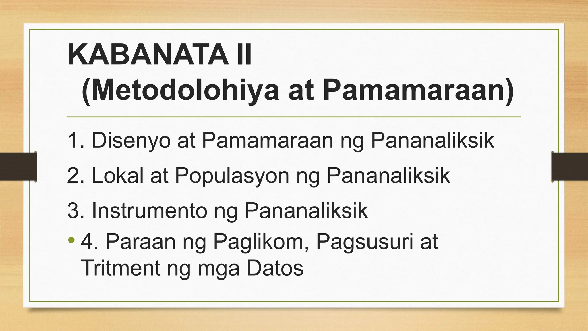 Mga bahagi at proseso ng pananaliksik fil | PPTX