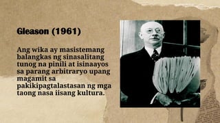FILIPINO para sa Wikang Pambansa para sa Wikang Filipino | PPTX