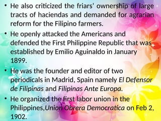 filipino social thinker in the 18th century | PPT