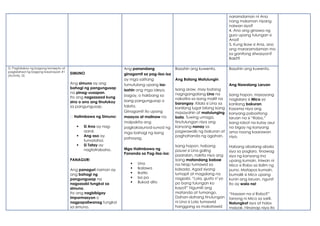 FILIPINO- Aralin: Mga Bahagi ng Pangungusap: Simuno at Panaguri | DOCX
