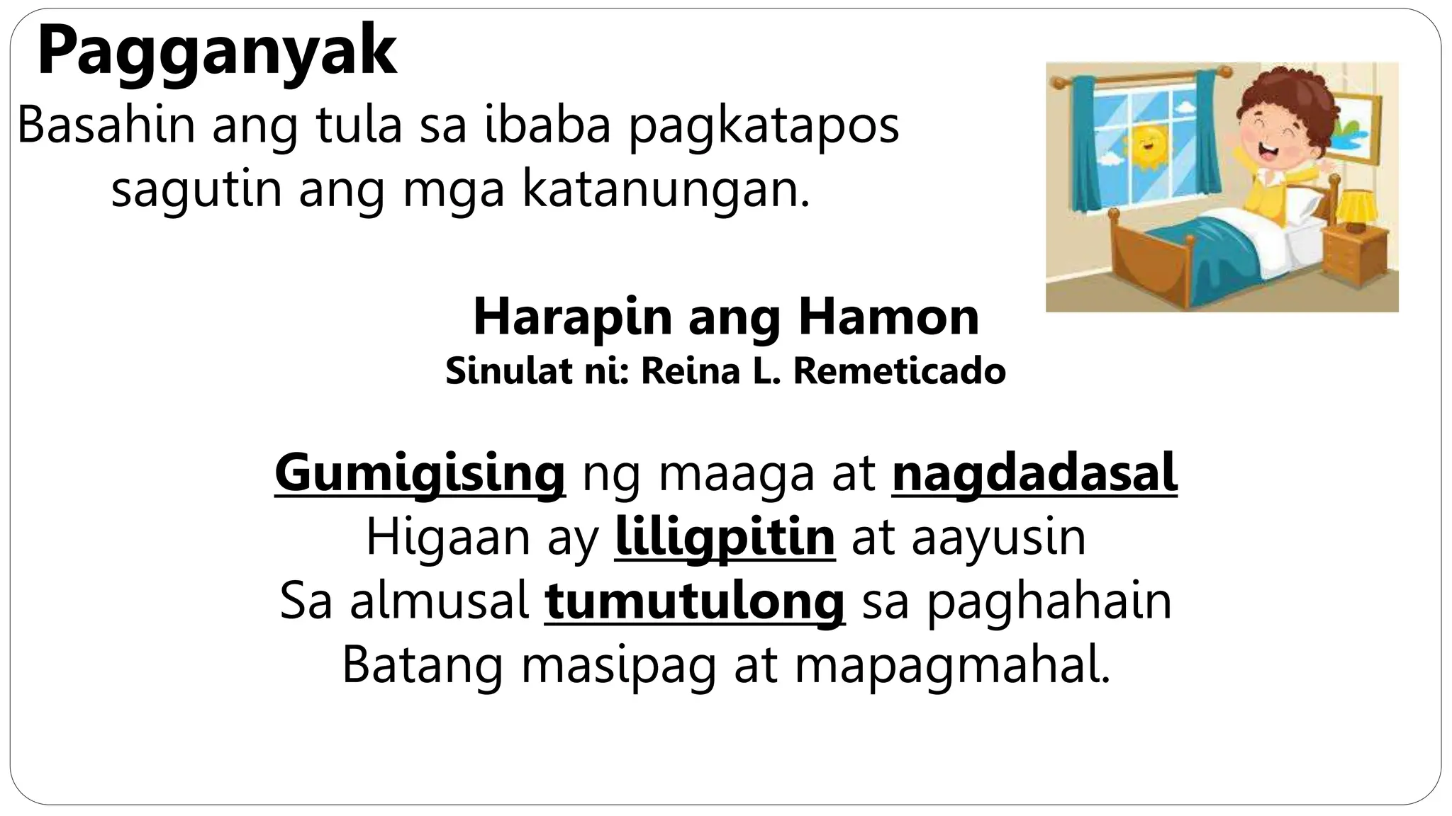 Filipino-3-Lesson-22 Paggamit ng salitang kilos. pptx | PPTX