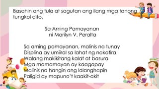 FILipino: Paglalarawan ng Tao, Hayop, Bagay, at Lugar | PPTX