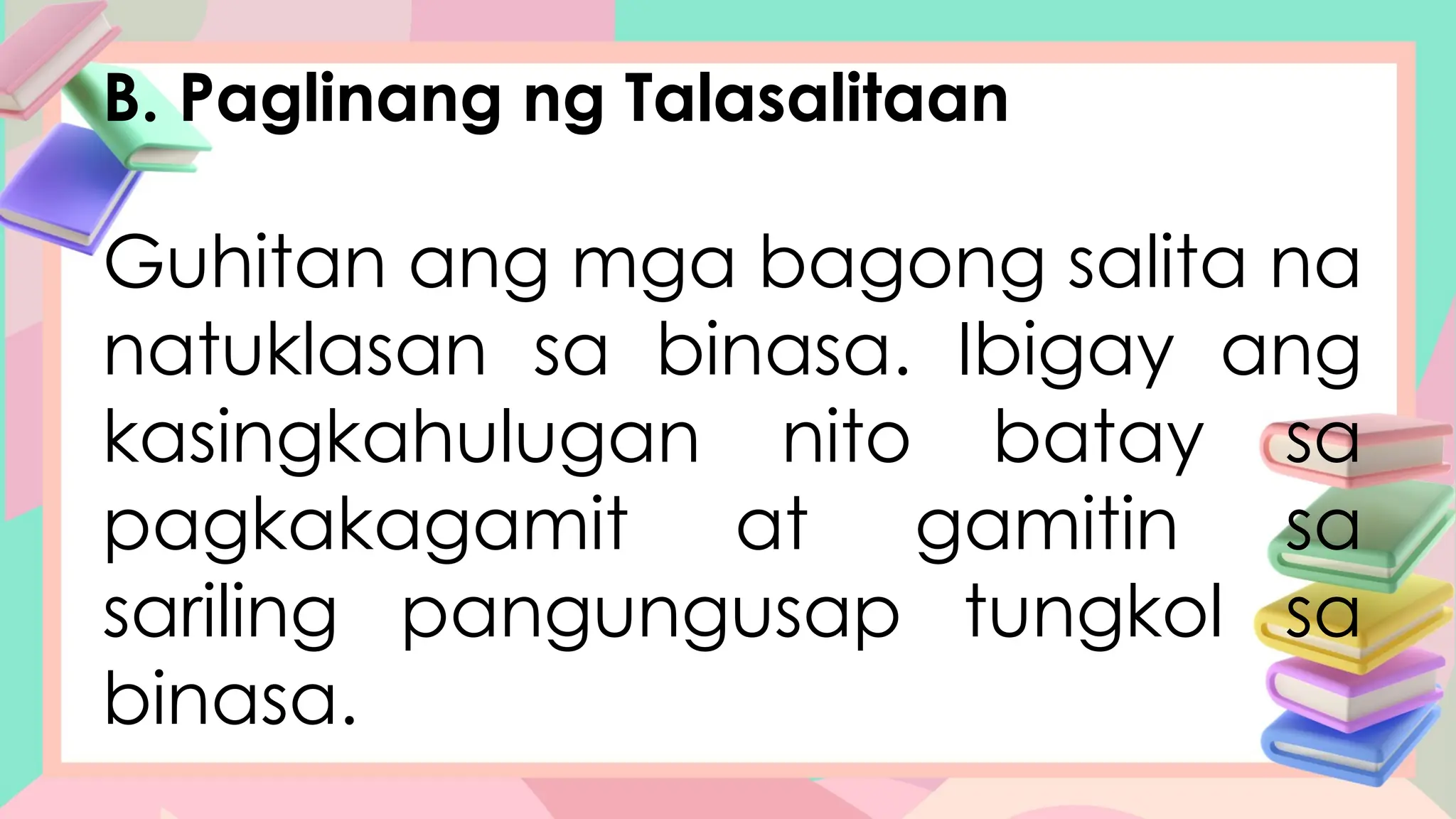 FILIPINO QUARTER 1 WEEK 3 DURING THE MATATAG CURRICULUM | PPTX