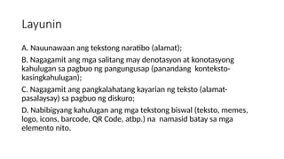 FILIPINO-4-W1-Day 2-LESSON 1-Q1 PAGSUSUSRI SA ALAMAT .pptx