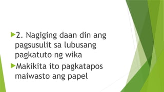 Filipino - Ano - ang - Pagsusulit . pptx | PPTX