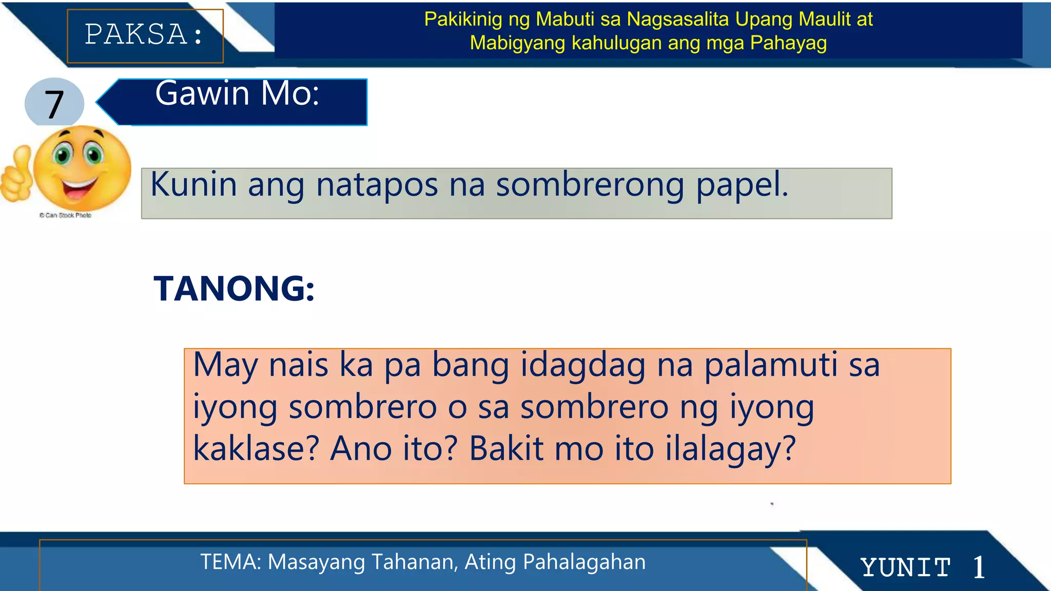 Filipino Grade 4 1st Quarter Week 1 | PPTX
