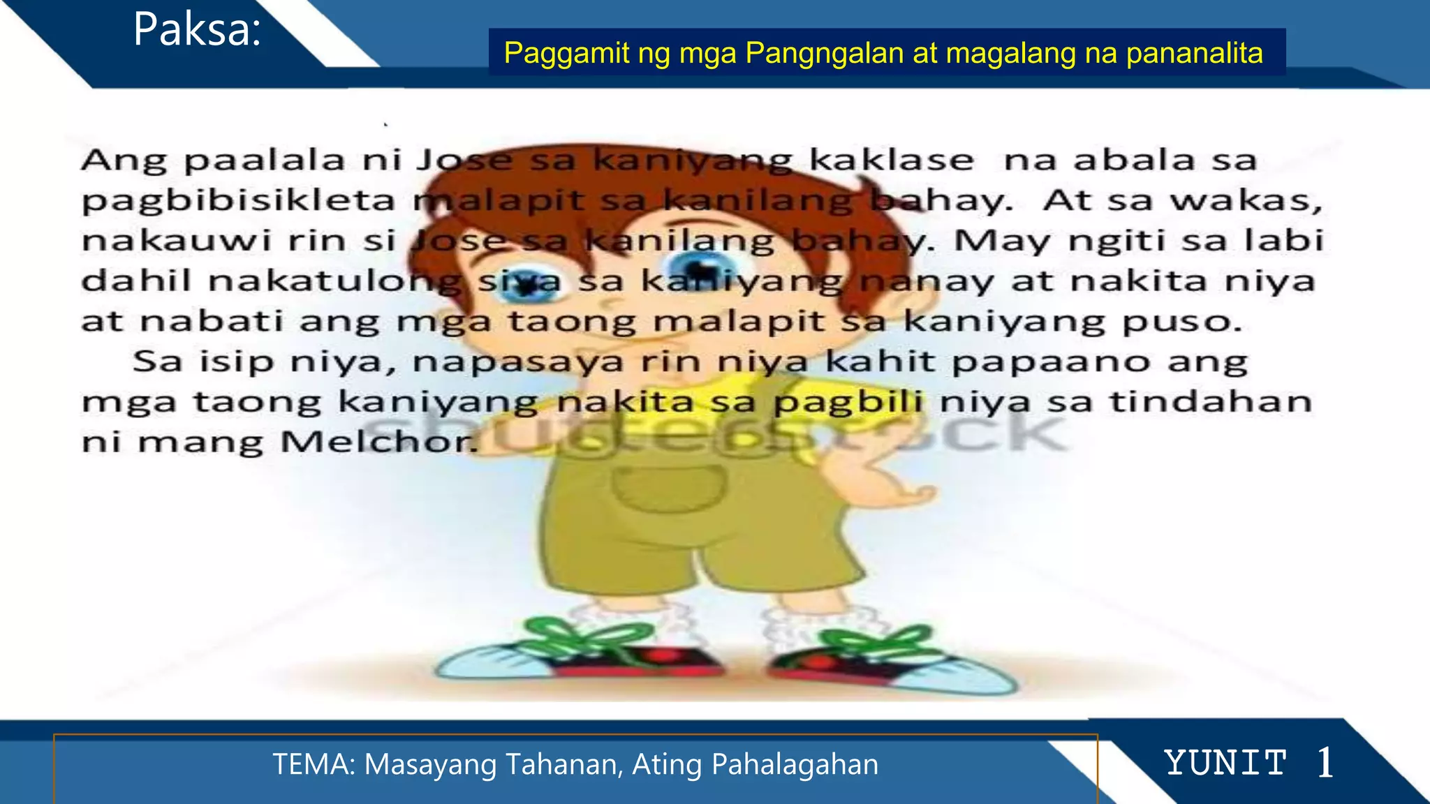 Filipino Grade 4 1st Quarter Week 1 | PPTX