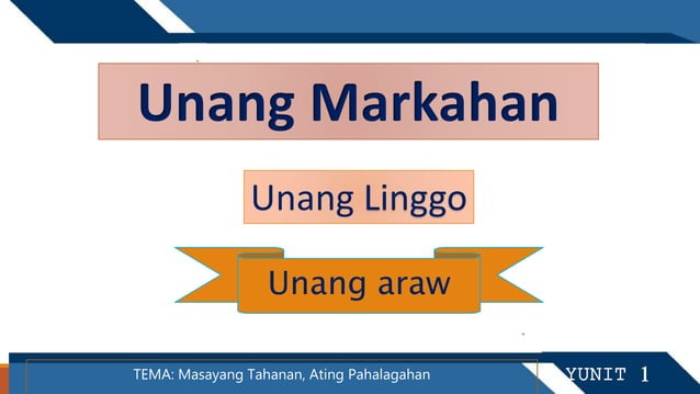 Filipino Grade 4 1st Quarter Week 1 | PPTX
