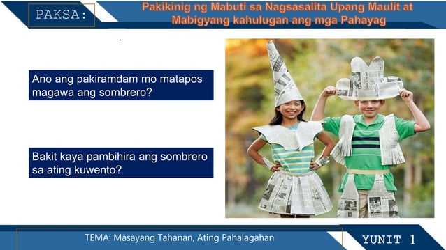 Filipino Grade 4 1st Quarter Week 1 | PPTX