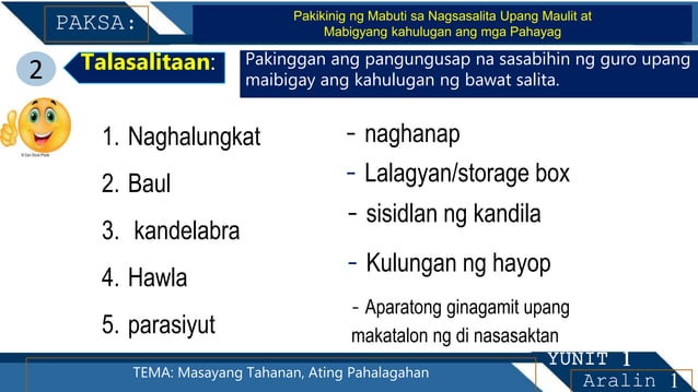 Filipino Grade 4 1st Quarter Week 1 | PPTX