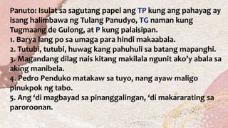 filipino-7.pptx ikaapat na linggo filipino | PPT