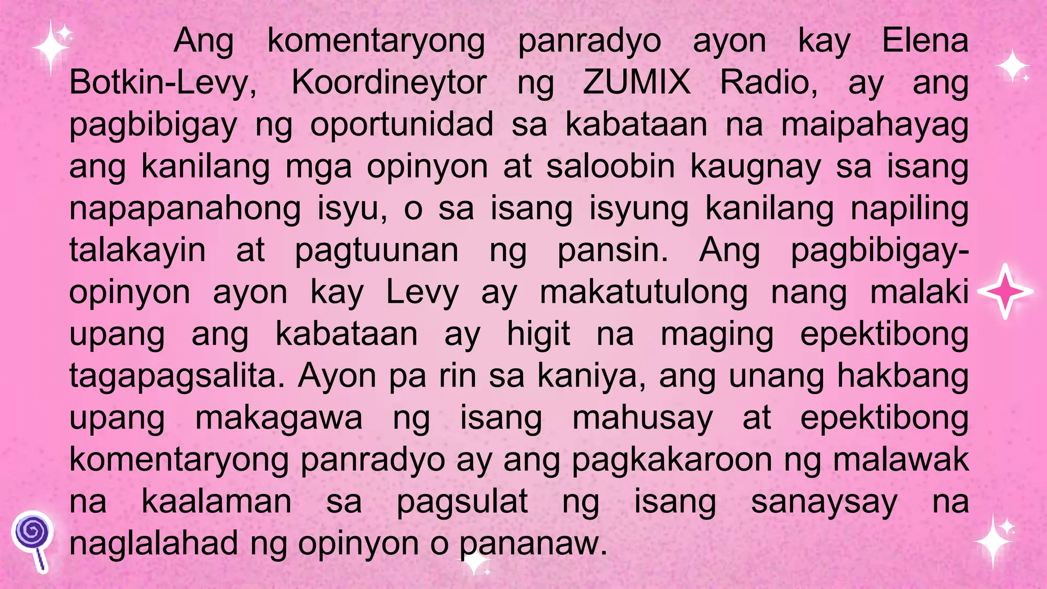 Filipino - 8 Kontemporaryong Panradyo.pptx