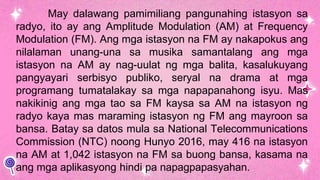 Filipino - 8 Kontemporaryong Panradyo.pptx