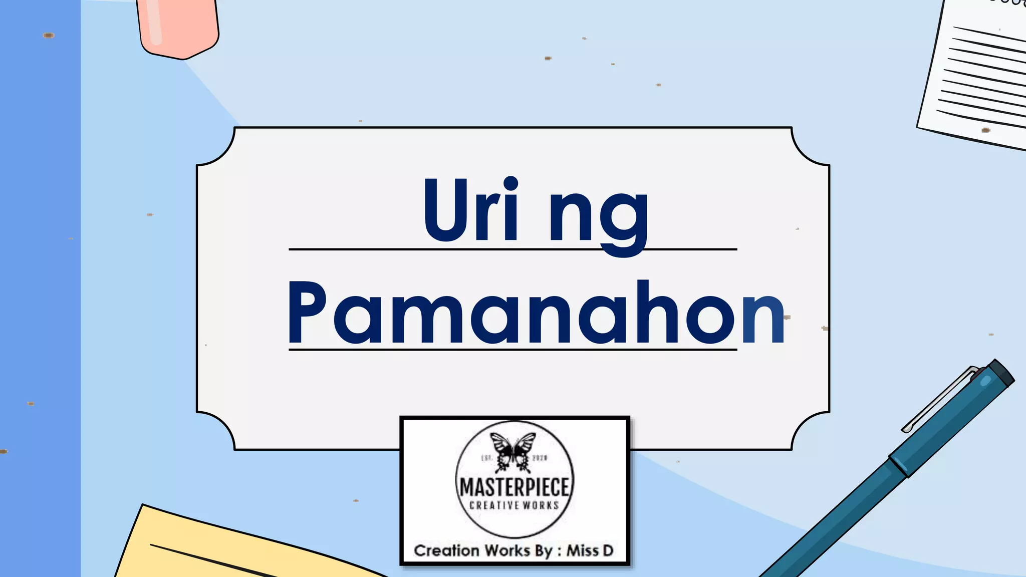 FILIPINO GRADE 9 NOBELA PANG-ABAY NA PAMANAHON | PPTX