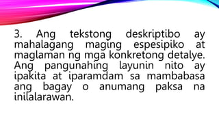 FILIPINO-ARALIN 4 TEKSTONG DESKRIPTIBO.pptx