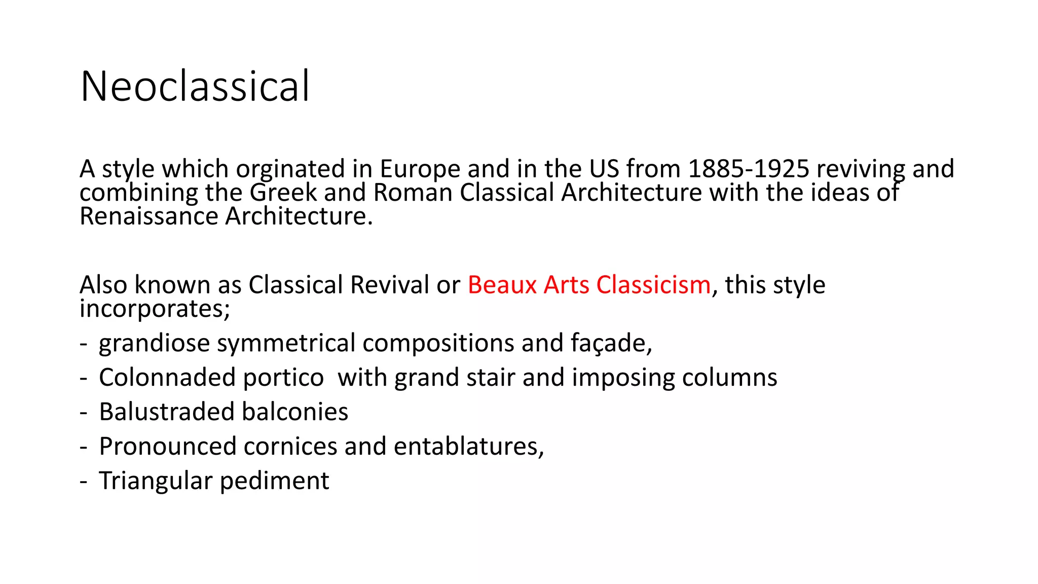 HISTORY: Filipino Architecture in the American Commonwealth Period | PPTX