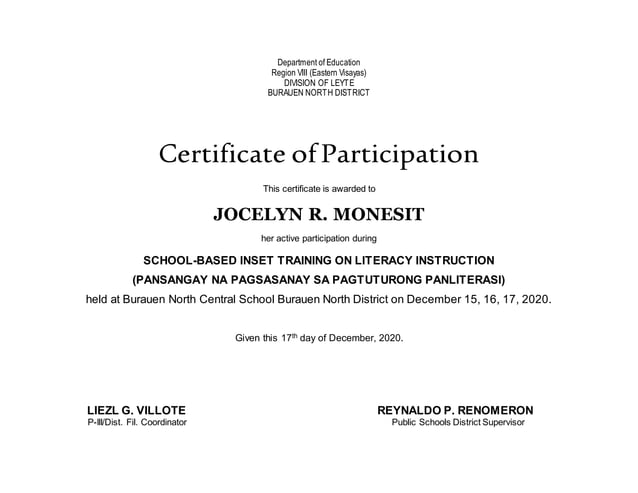 Filipino-Certificate-INSET.docx | Education