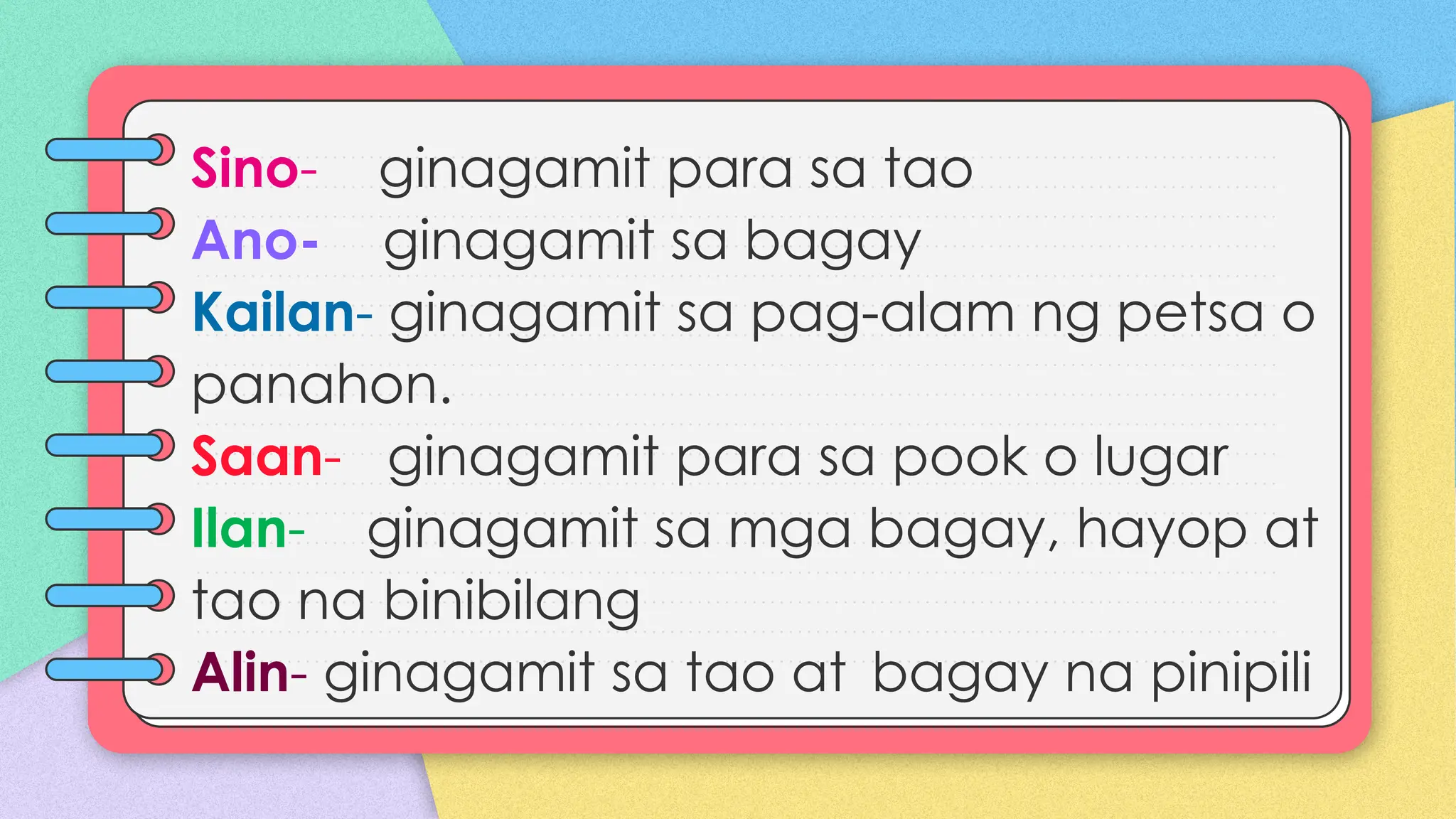 MGA PANGHALIP Tinatawag na panghalip pananong ang mga salitang ...