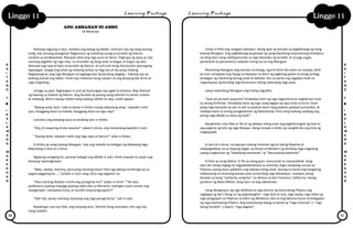 Filipino Grade 7 MODULE | PDF