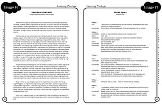 Filipino Grade 7 MODULE | PDF
