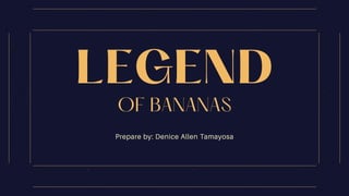Filipino legend | PPT