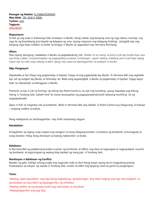 Filipino plot diagram- ans | DOCX
