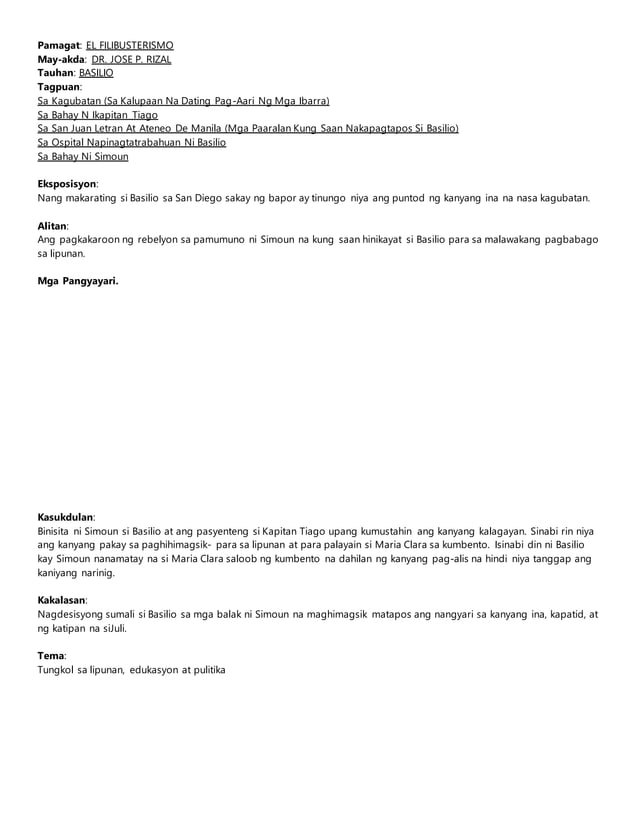 Filipino plot diagram- ans | DOCX