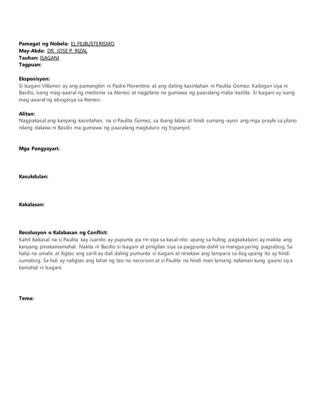 Filipino plot diagram- ans | DOCX