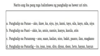 Filipino-Q1-WEEK-2.pptx powerpoint grade 6 quarter one | PPTX