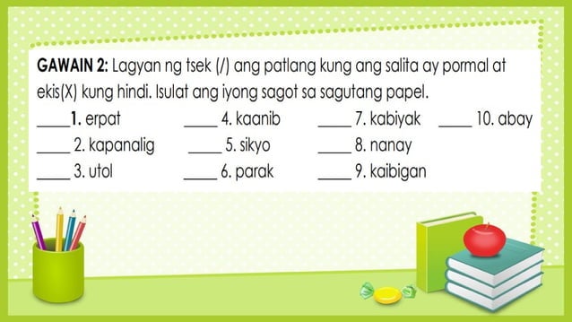 Grade 4 Filipino Quarter 1 Week 1 Presentation | PPTX