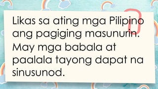 Filipino Grade 2 Quarter 1 Week 3 - Mensahe-Babala at Paalala | PPTX