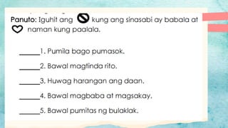 Filipino Grade 2 Quarter 1 Week 3 - Mensahe-Babala at Paalala | PPTX