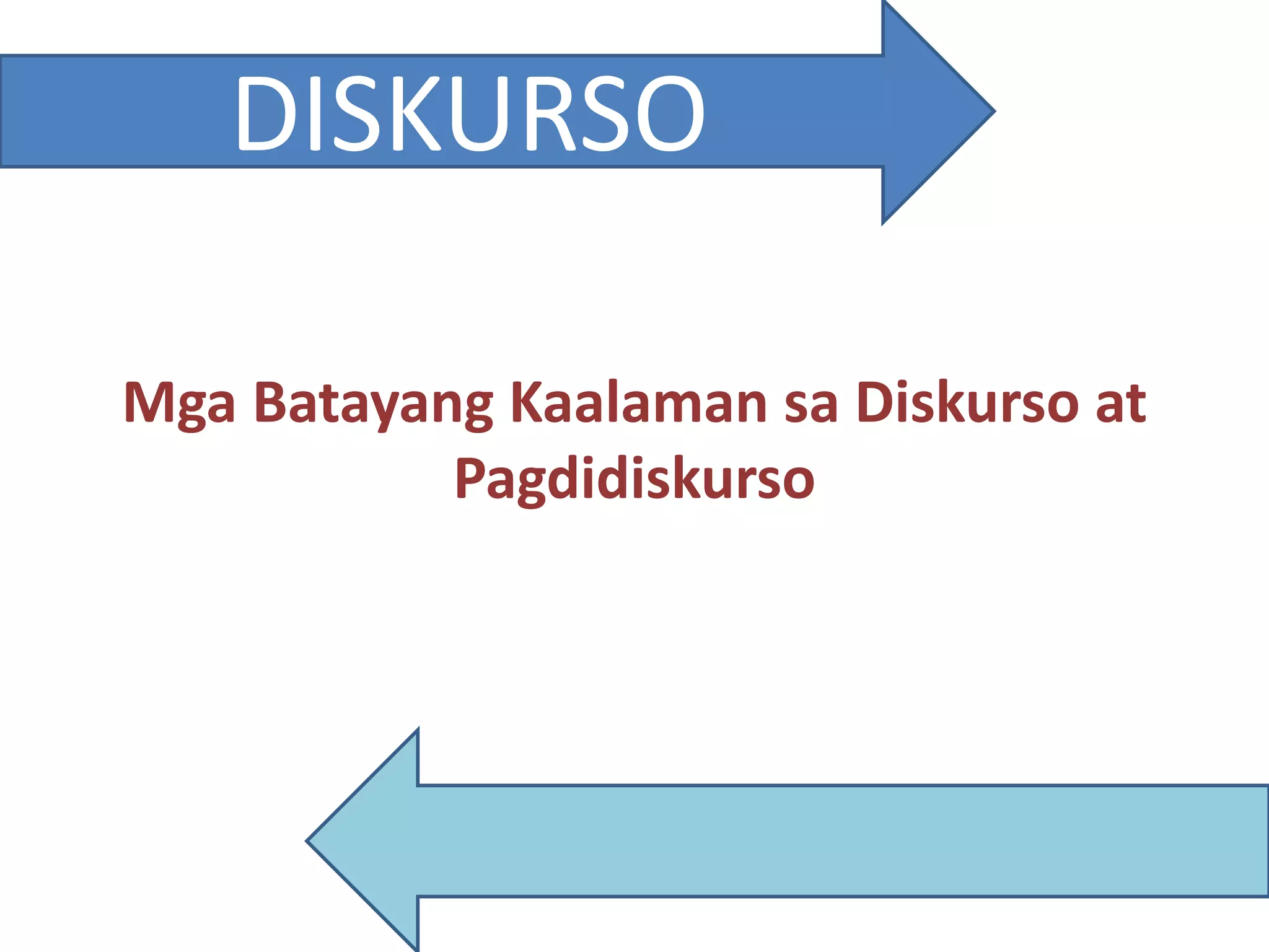 Filipino report-diskurso | PPTX