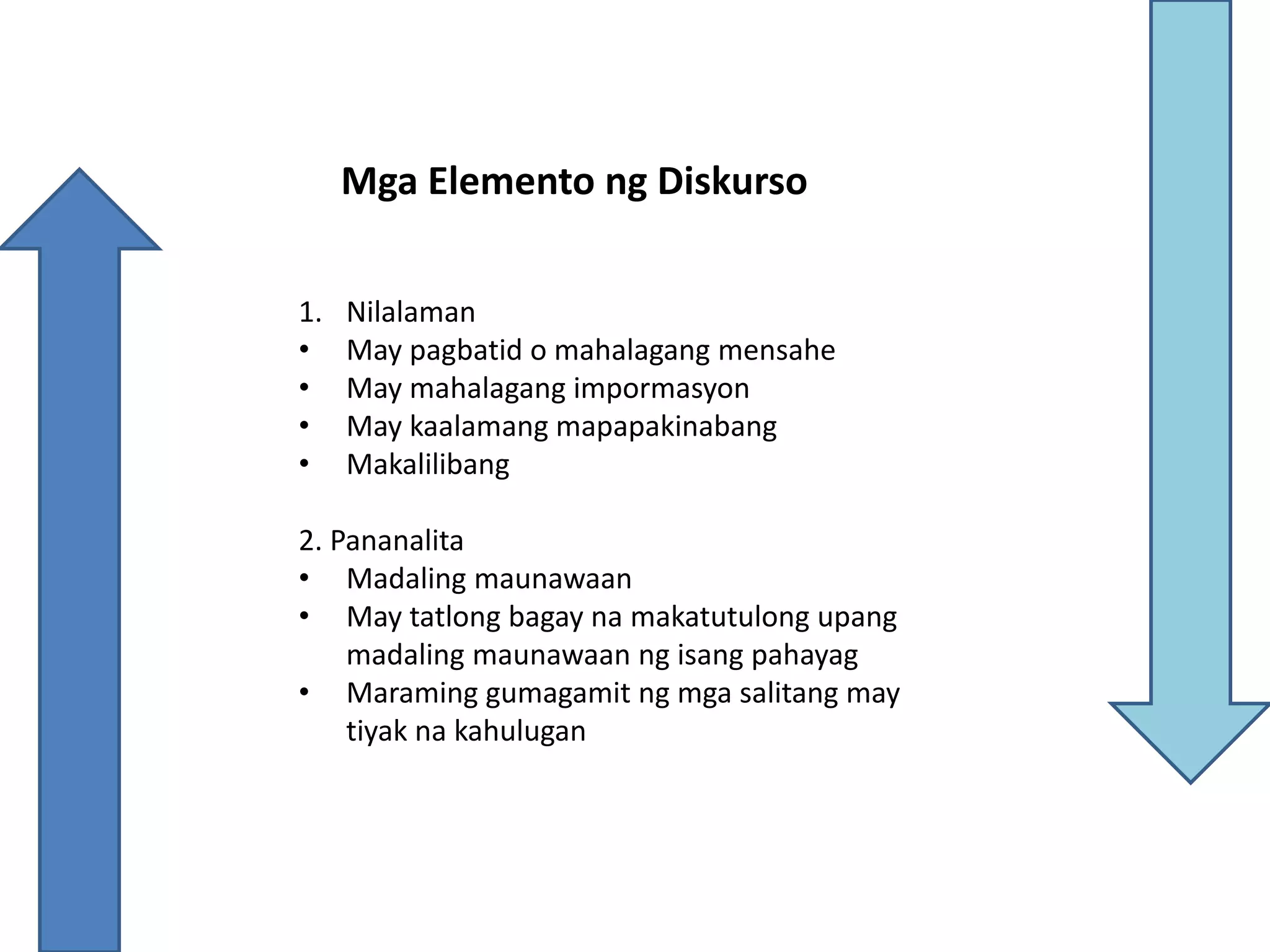 Filipino report-diskurso | PPTX